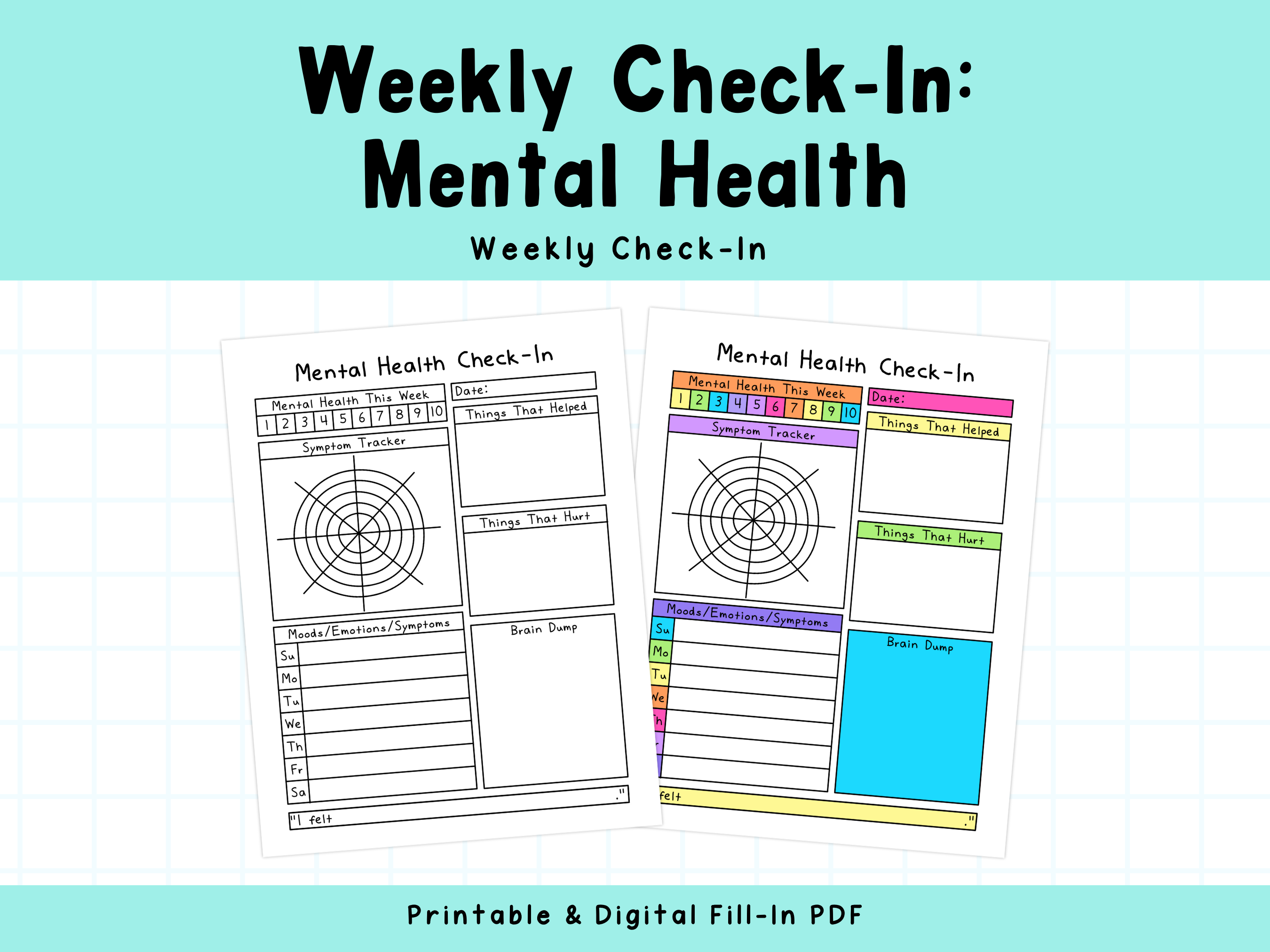 Weekly Mental Health Check-In – SelfLoveRainbow