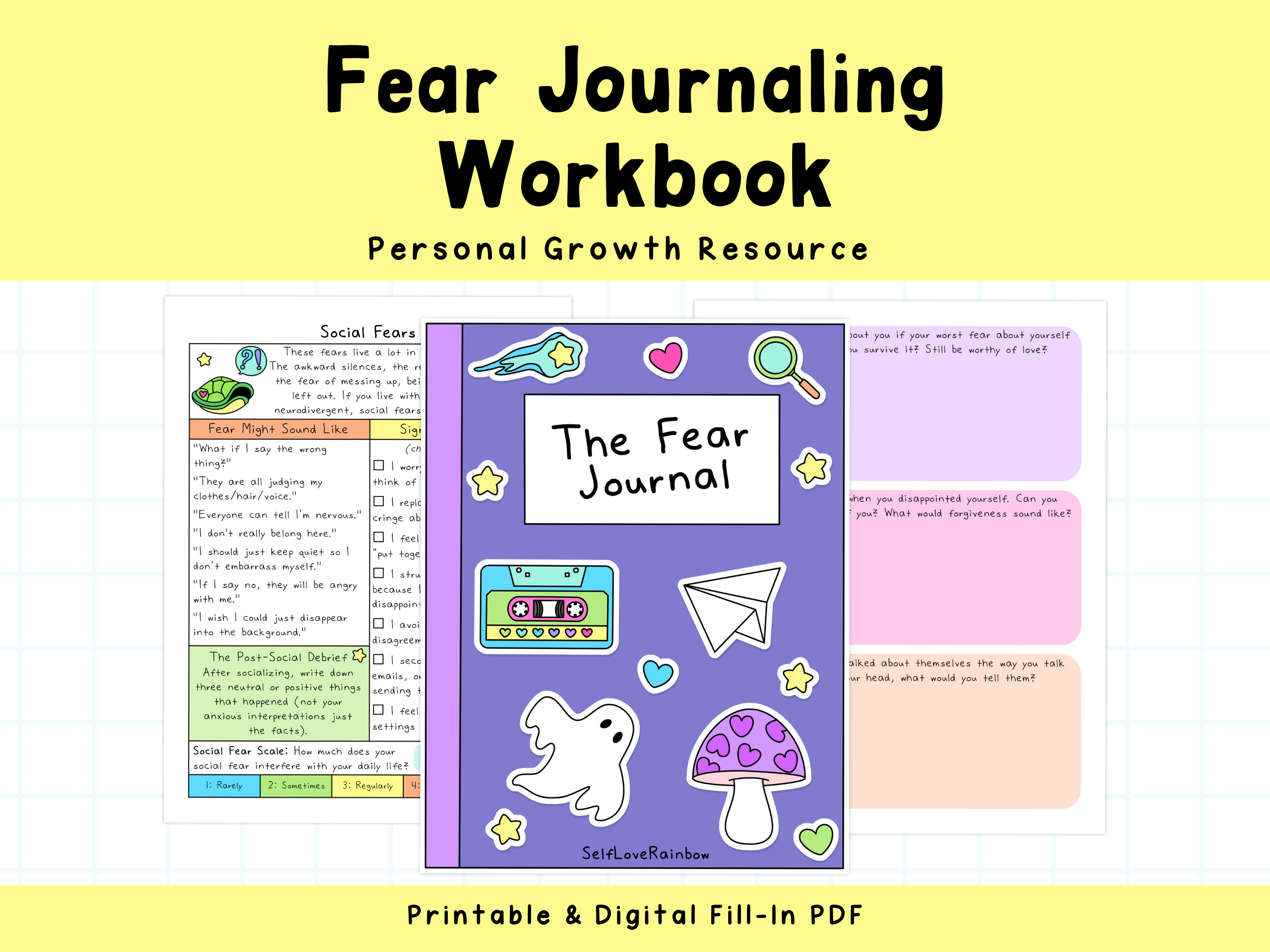 The Fear Journal – SelfLoveRainbow