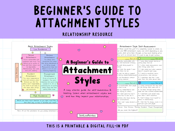 Attachment Styles Workbook – SelfLoveRainbow