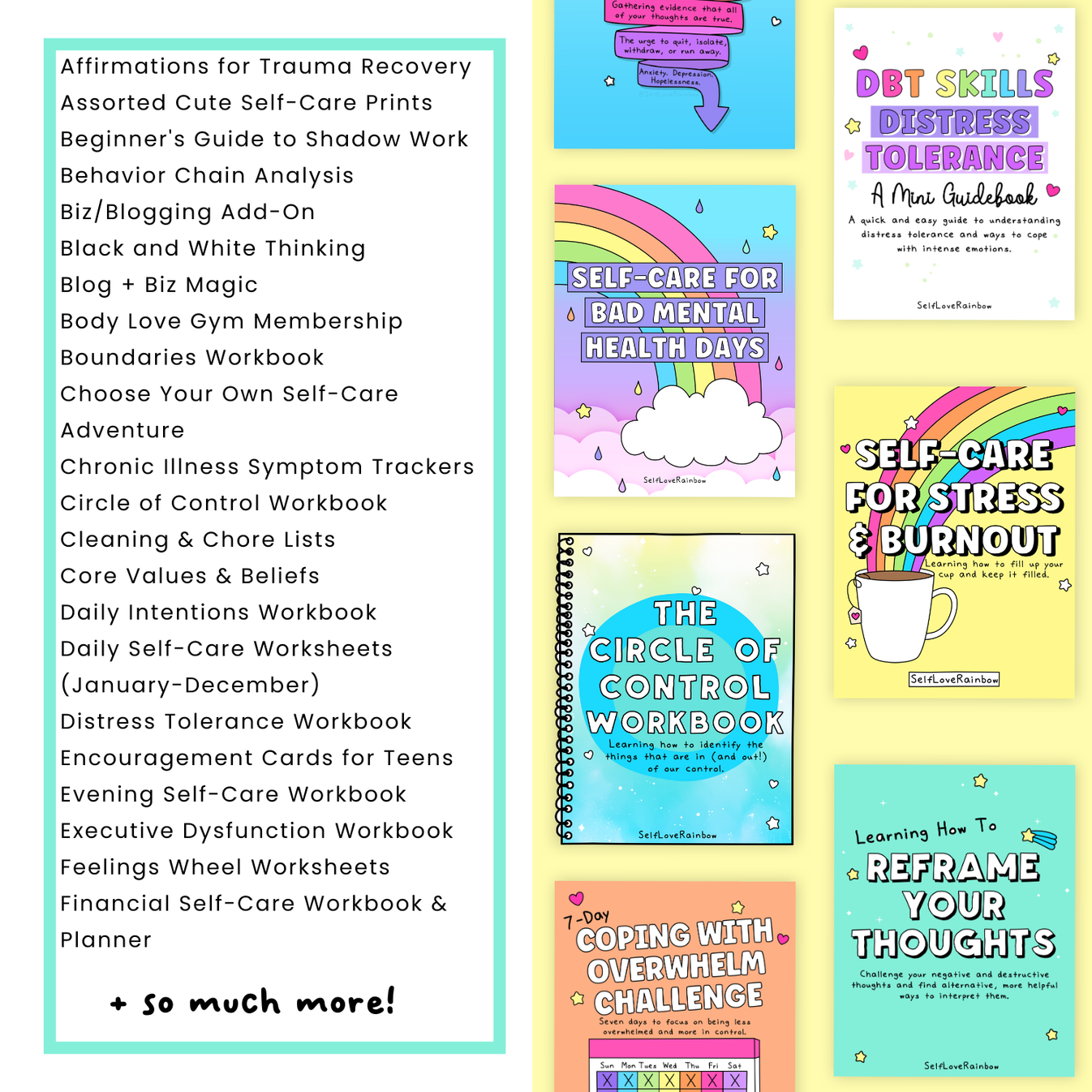 2025 Ultimate Self-Love Rainbow Bundle (ENTIRE shop!) – SelfLoveRainbow