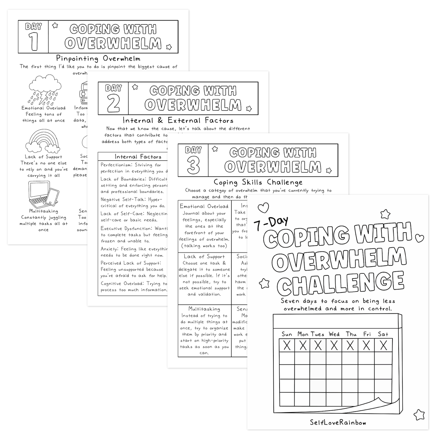 7-Day Overwhelm Challenge – SelfLoveRainbow