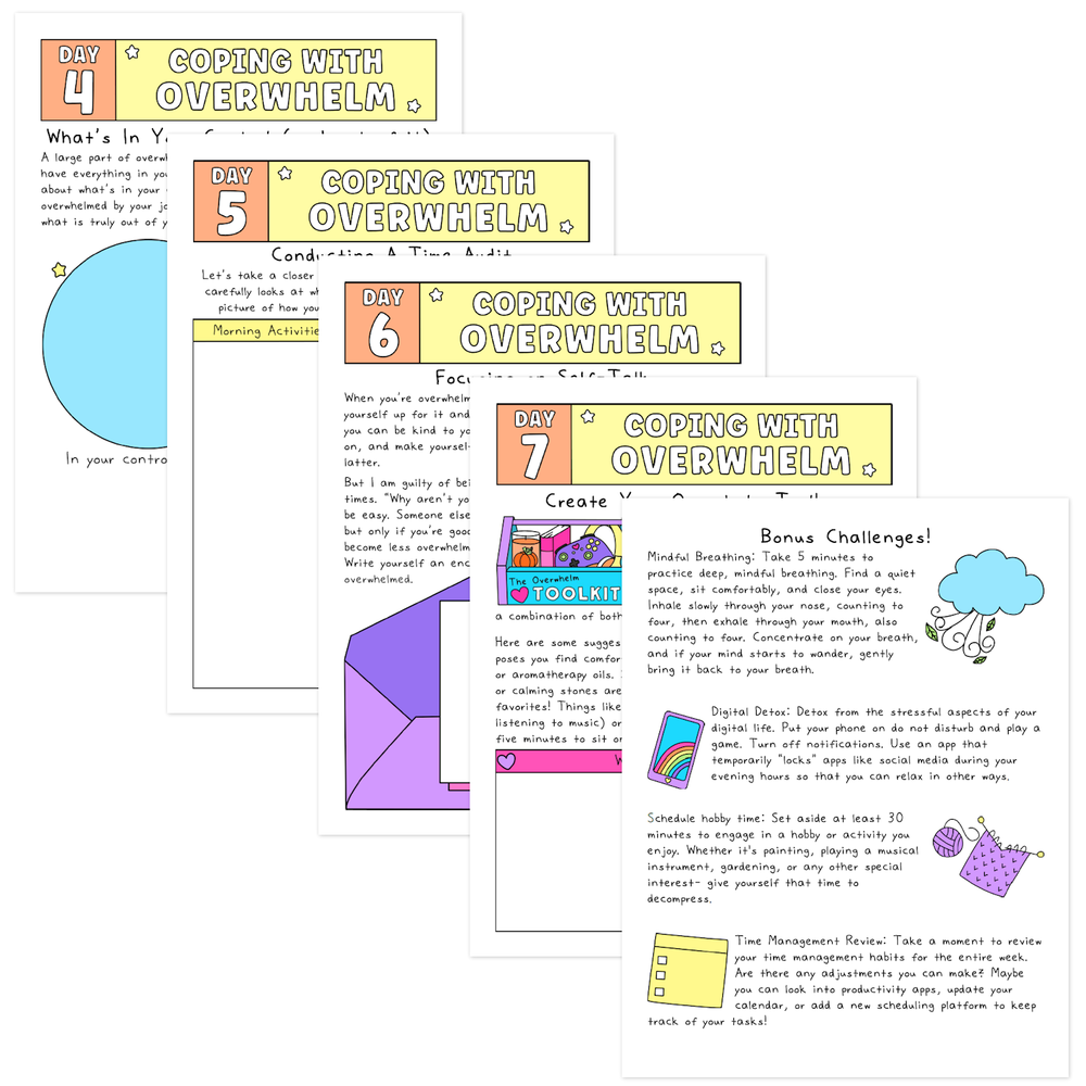 7-Day Overwhelm Challenge – SelfLoveRainbow