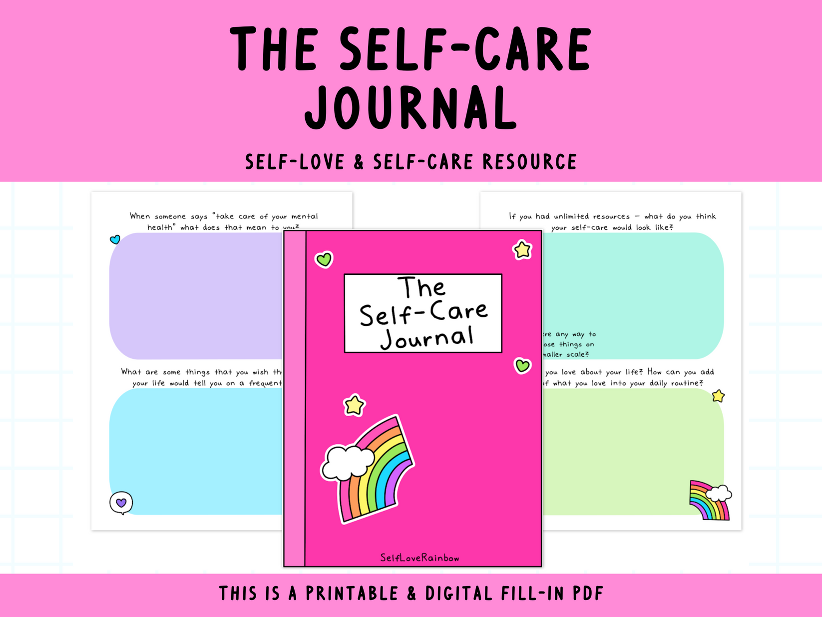 The Self-Care Journal – SelfLoveRainbow