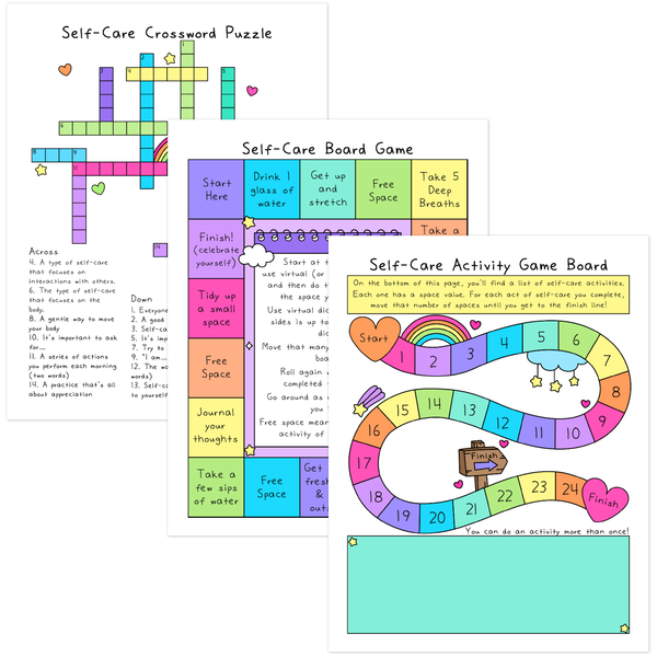 Self-Care Game Pack – SelfLoveRainbow