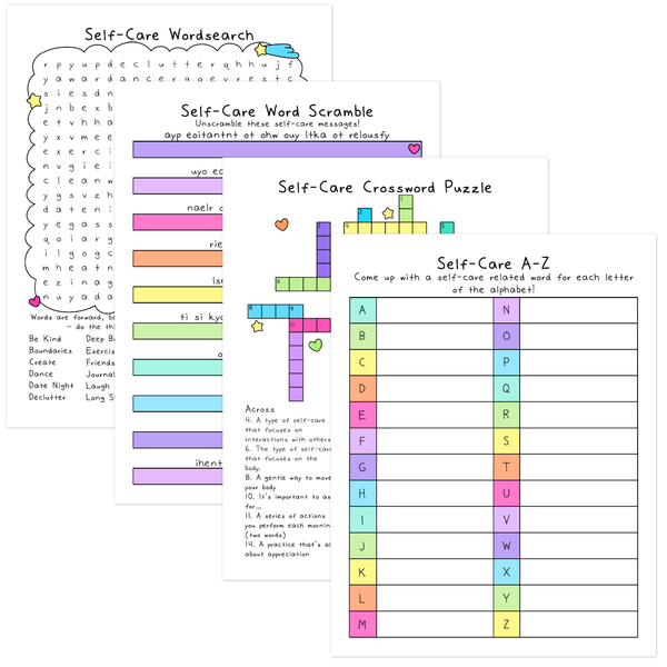Self-Care Game Pack – SelfLoveRainbow