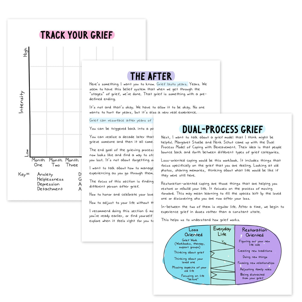 Uncovering Grief Workbook – SelfLoveRainbow