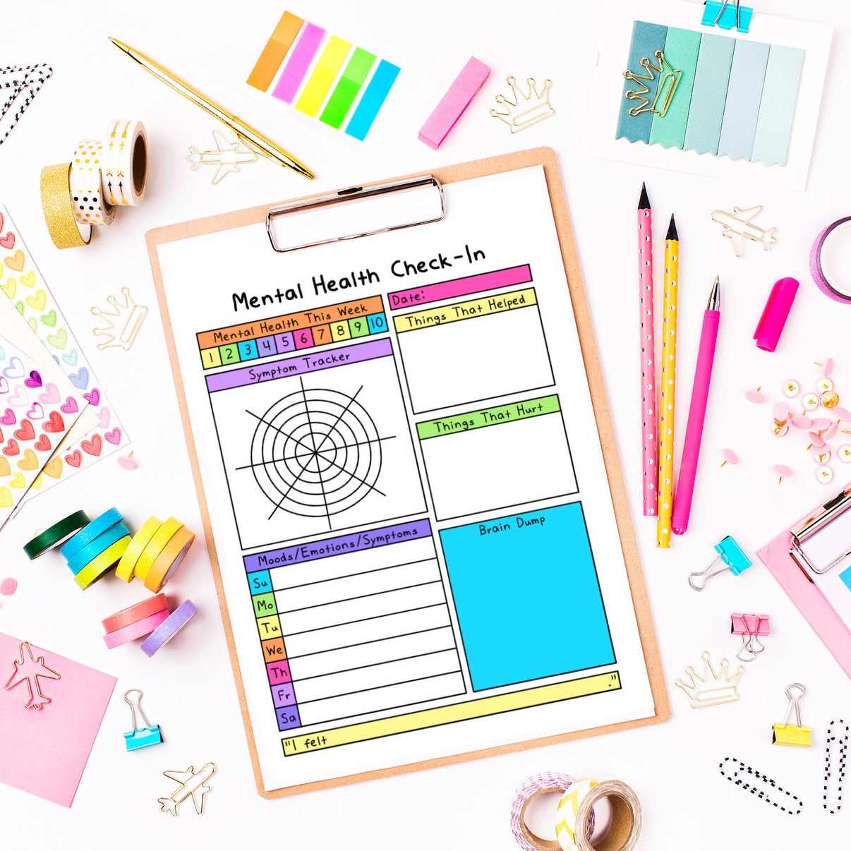 Weekly Mental Health Check-In – SelfLoveRainbow