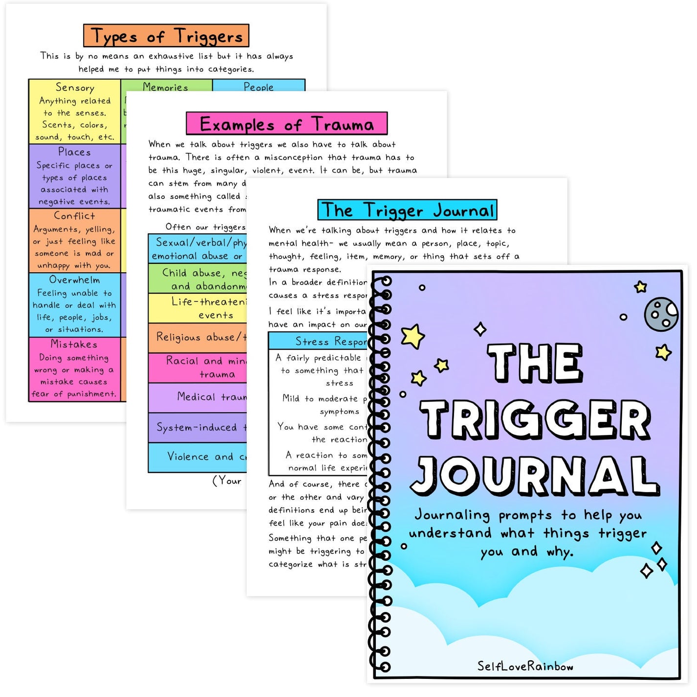 The Trigger Journal – SelfLoveRainbow