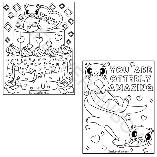Self-Love Coloring Pages – SelfLoveRainbow
