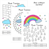Rainy Rainbow Mood Tracker – SelfLoveRainbow