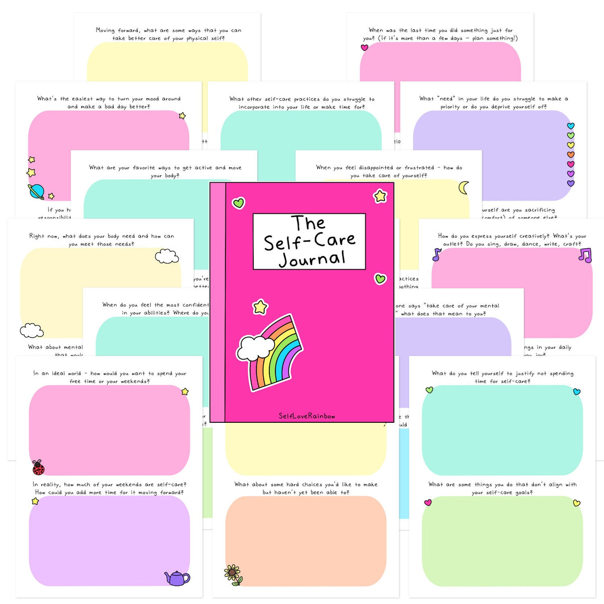 The Self-Care Journal – SelfLoveRainbow