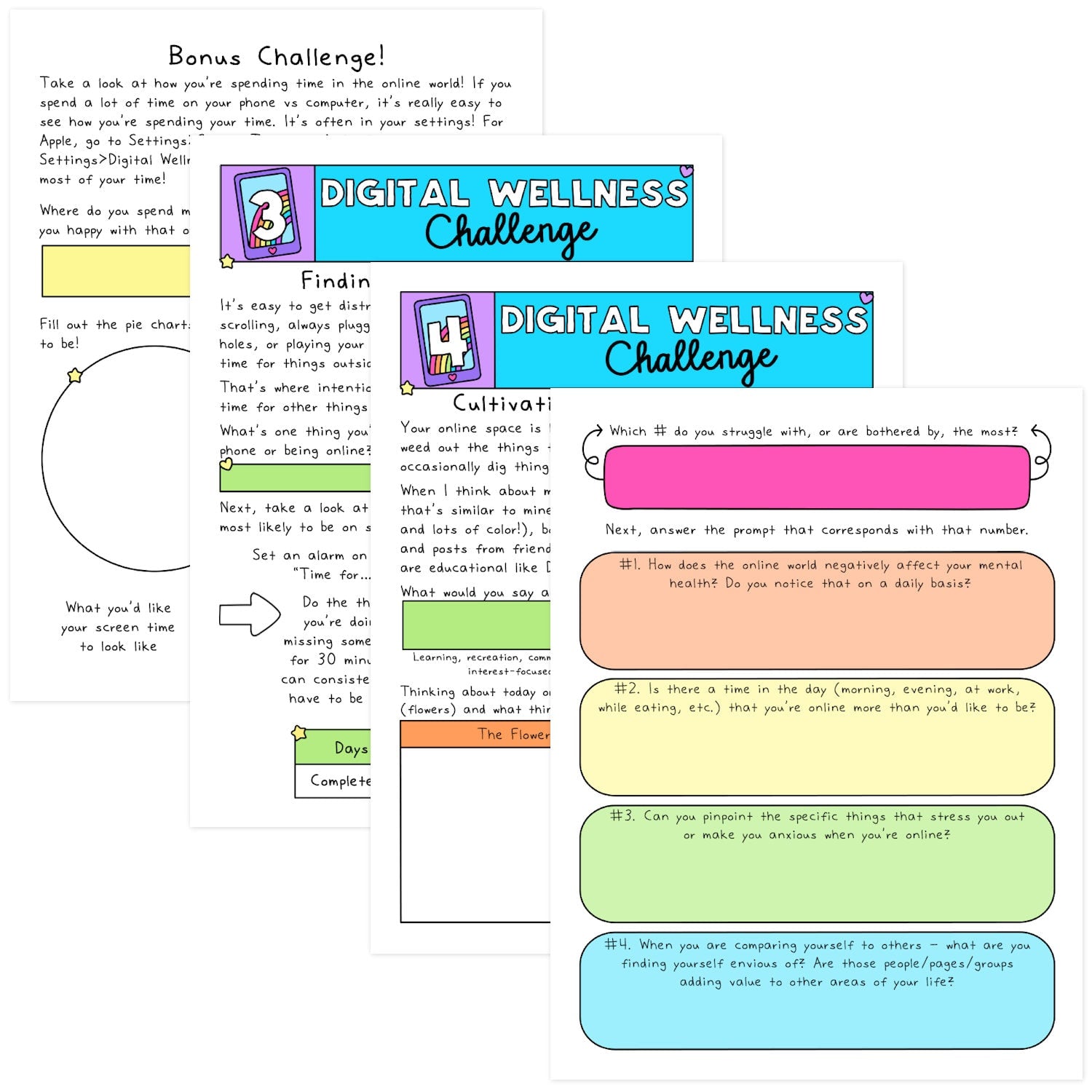 7-Day Digital Wellness Challenge – SelfLoveRainbow