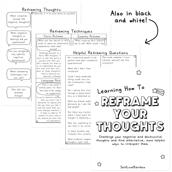 How To Reframe Your Thoughts – SelfLoveRainbow