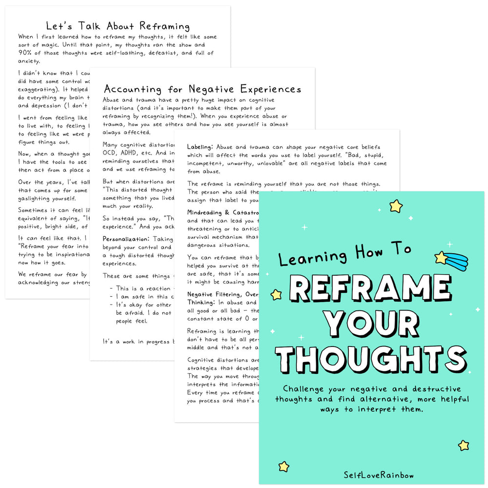 How To Reframe Your Thoughts – SelfLoveRainbow