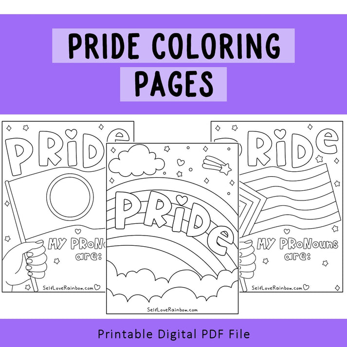 Pride Coloring Pages – SelfLoveRainbow