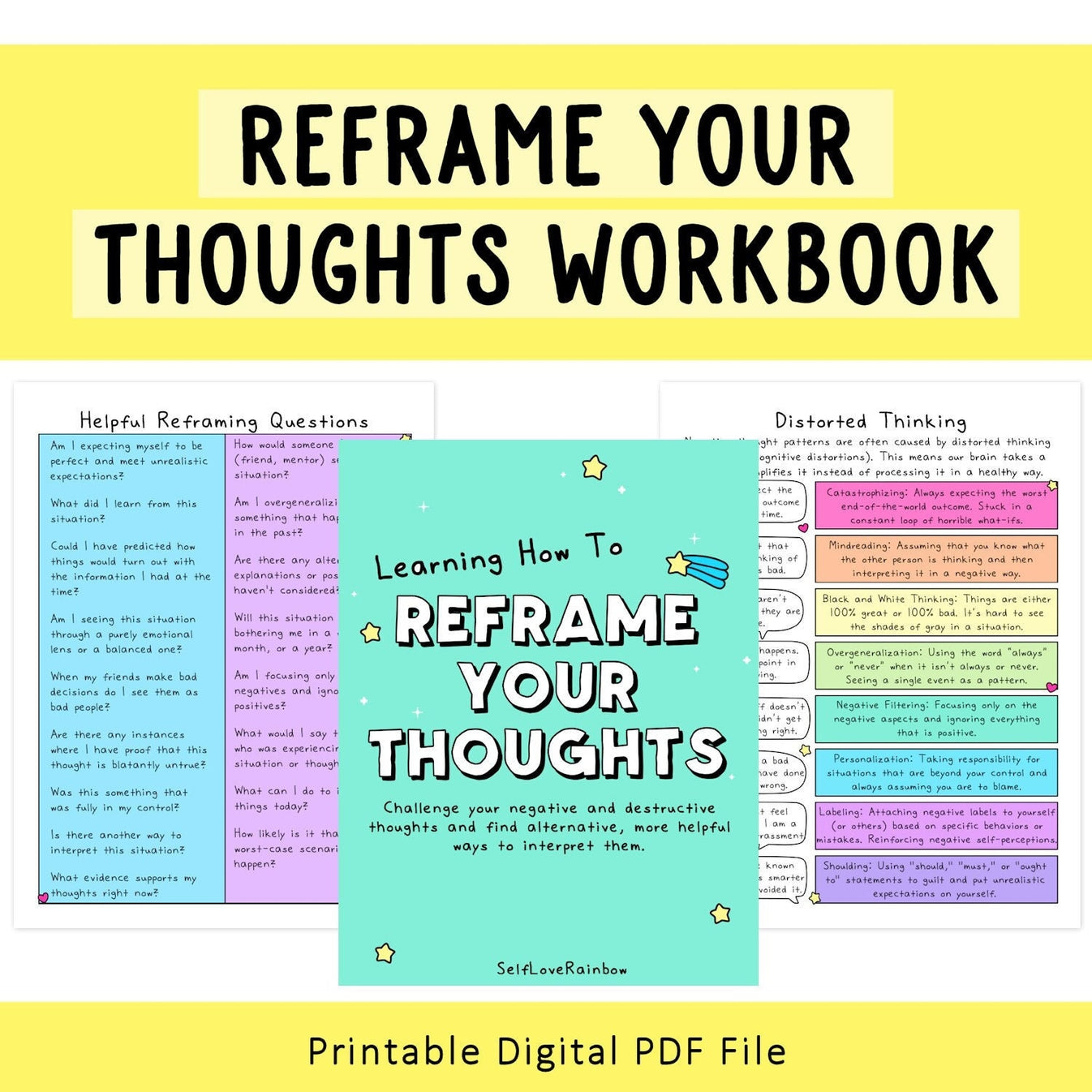 How To Reframe Your Thoughts – SelfLoveRainbow